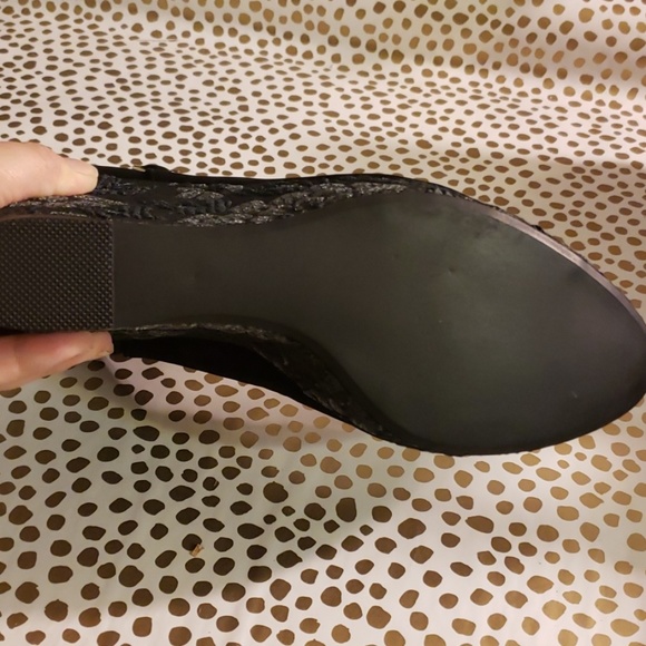 Report | Shoes | New Womens Report Black On Black Floral Wedges 9 ...